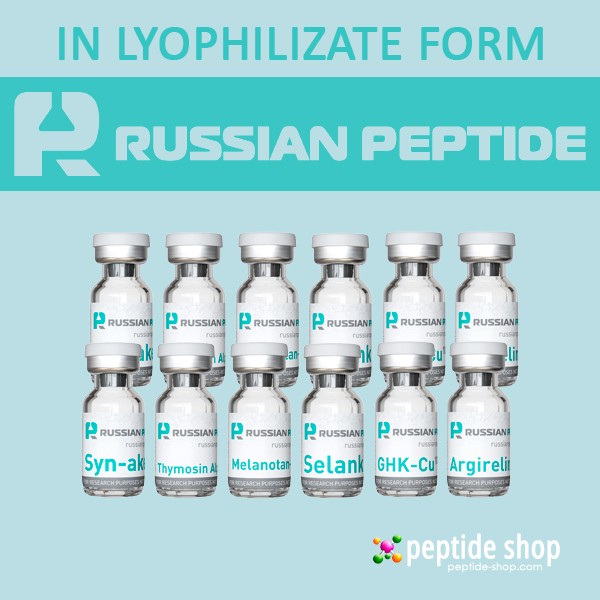 Peptides in LYOPHILIZATE FORM RUSSIAN PEPTIDE
