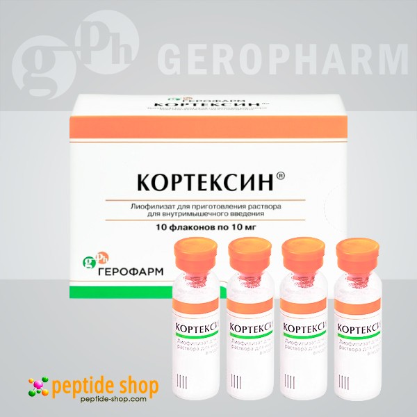 CORTEXIN - peptide drug for brain function regulation.