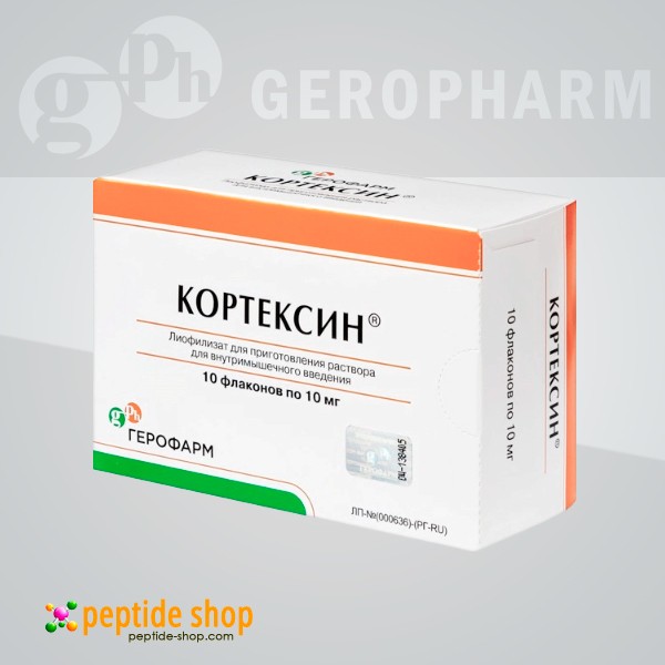 CORTEXIN - peptide drug for brain function regulation.
