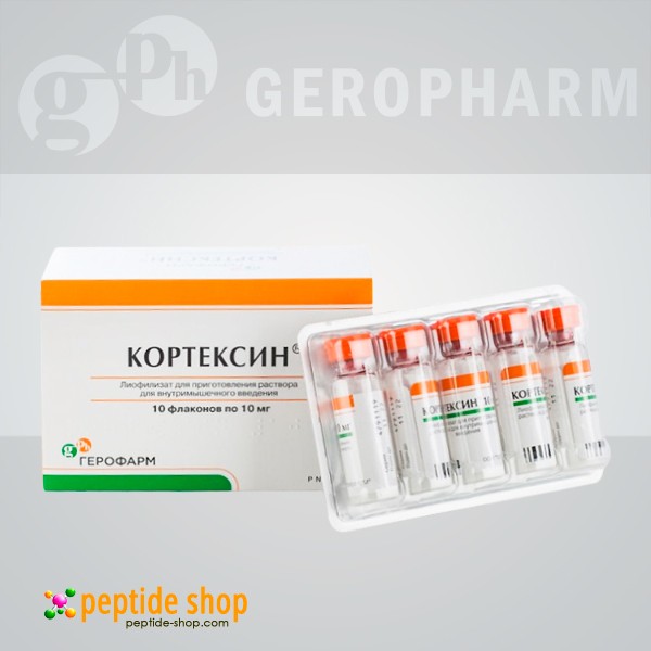 CORTEXIN - peptide drug for brain function regulation.