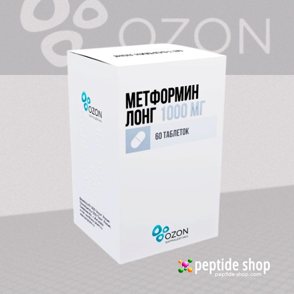 METFORMIN LONG 1000mg 60tabs - long-acting hypoglycemic agent.