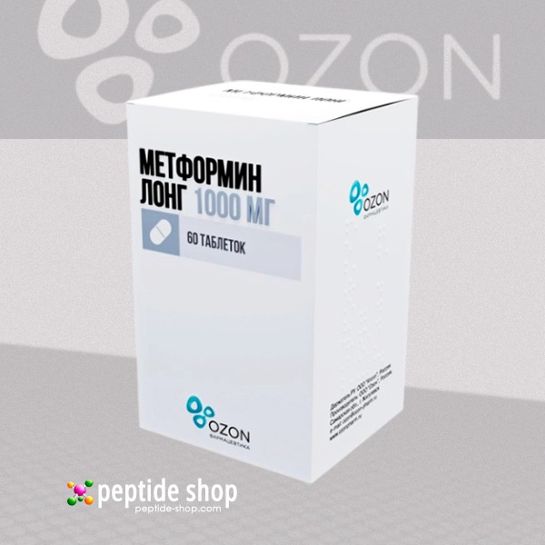 METFORMIN LONG 1000mg 60tabs - long-acting hypoglycemic agent.