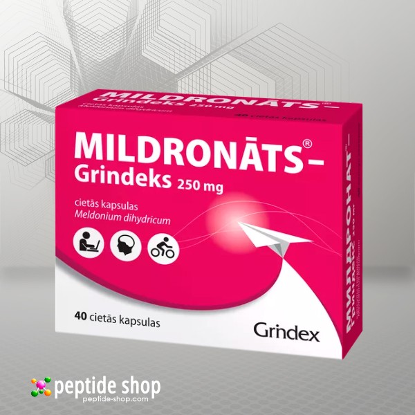 MILDRONATS EU 250mg 40caps - heart and brain support.