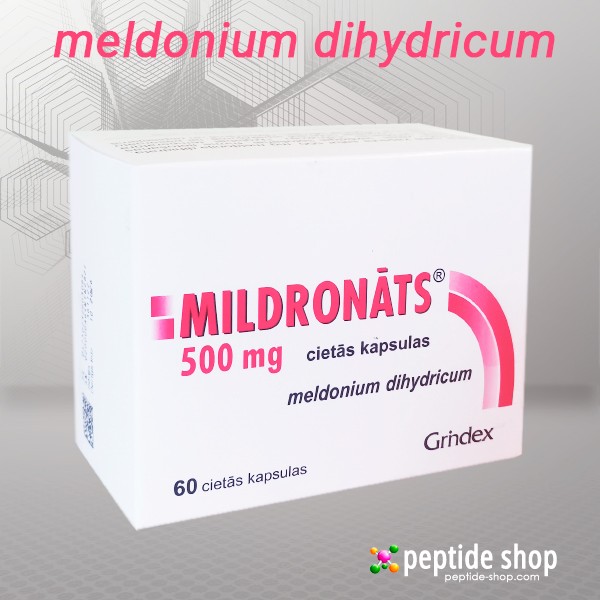 MILDRONATS EU 500mg 60caps - heart and brain support.